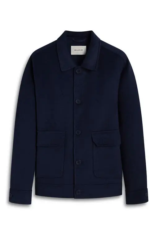 Bugatchi Felted Wool Blend Jacket - Navy