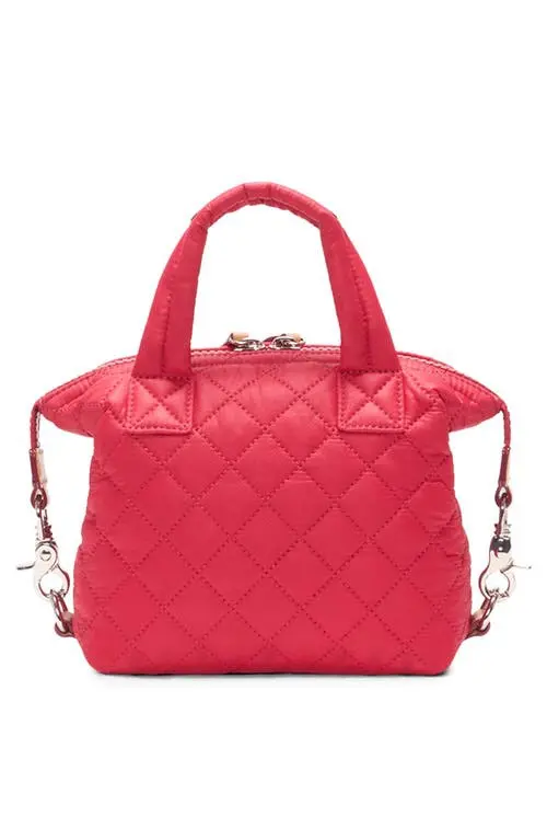 Mz Wallace Micro Sutton Quilted Top Handle Bag