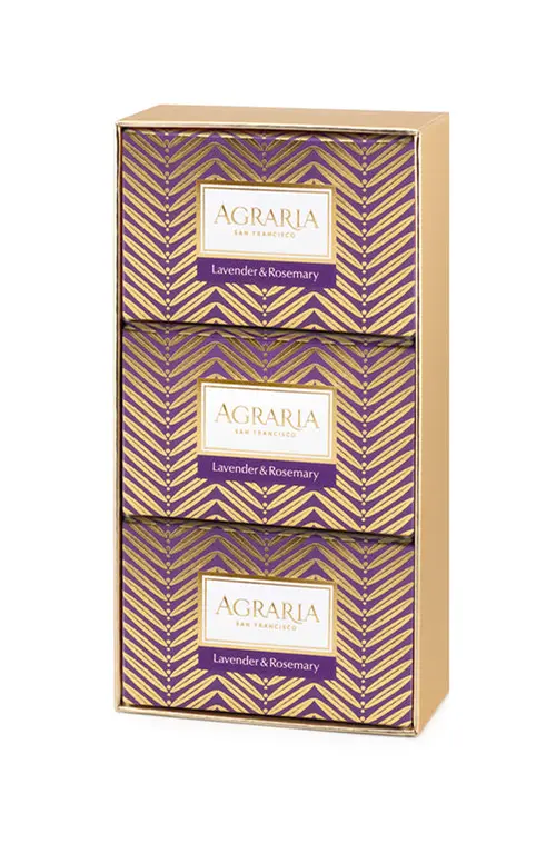 AGRARIA SAN FRANCISCO Luxury Bath Bar Collection - Lavender & Rosemary