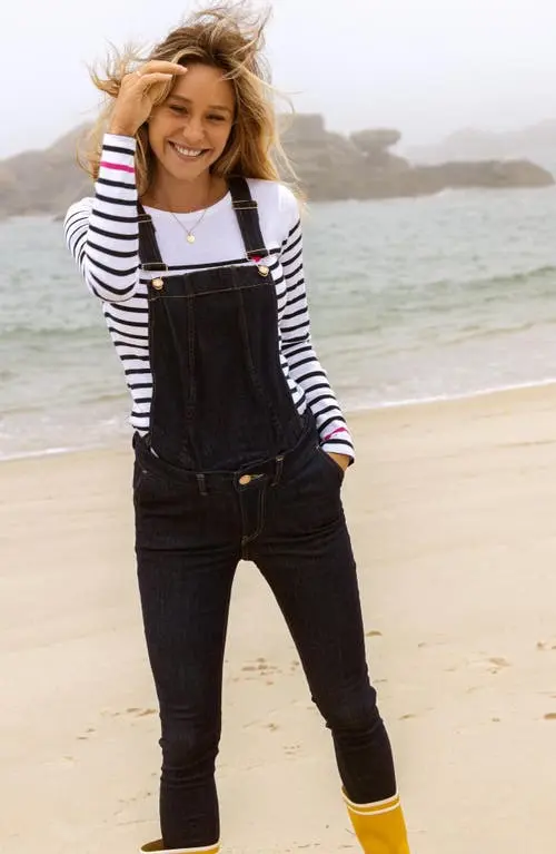 CACHE COEUR Sharon Denim Maternity Overalls - Raw