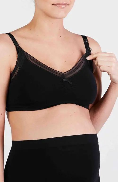 CACHE COEUR Milk Maternity And Nursing Seamless Bra - Black