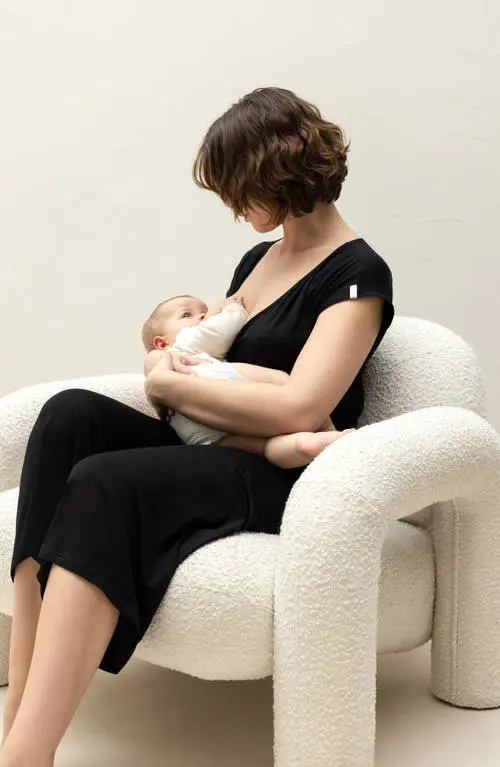 CACHE COEUR Origin Maternity And Nursing Tunic - Black