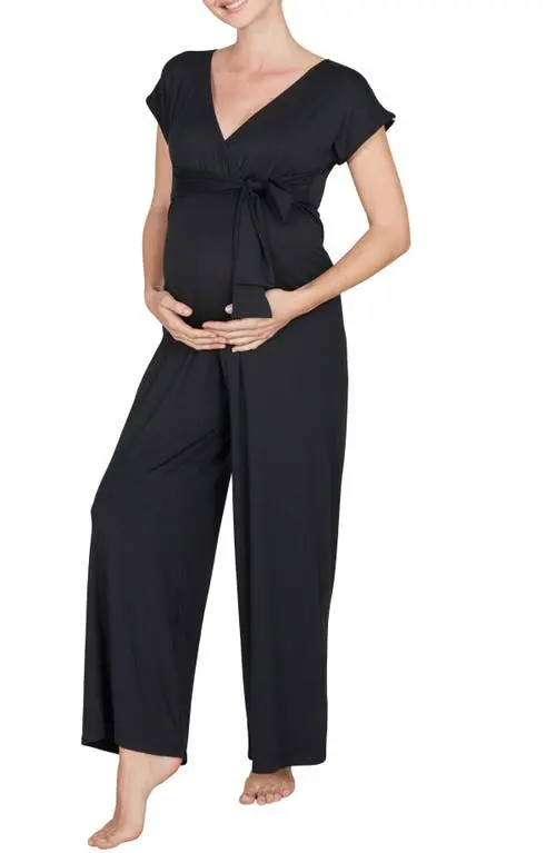 CACHE COEUR Origin Pregnancy And Nursing Jumpsuit - Black