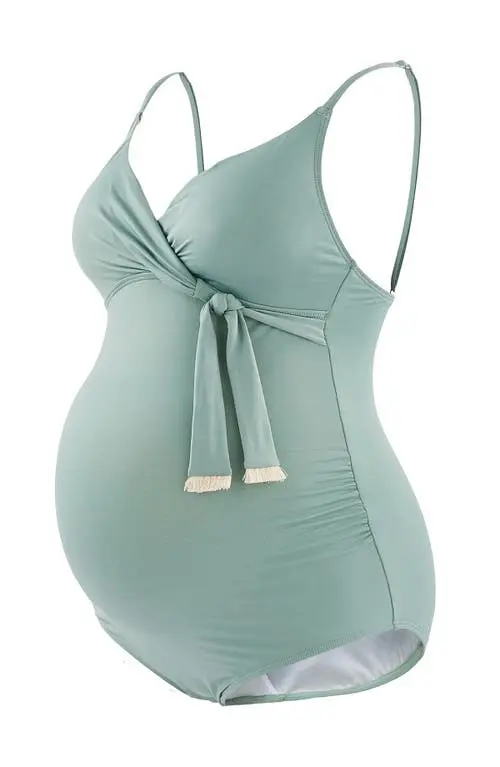CACHE COEUR Manitoba Maternity Swimsuit - Sage