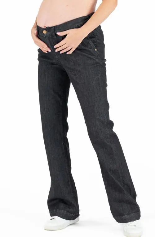 CACHE COEUR Sabrina Flare Pregnancy And Postpartum Jeans - Black
