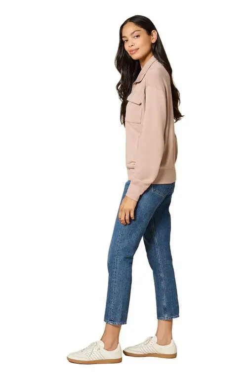 SOFTIES Dreamtech Double Zip Bomber Jacket - Coco