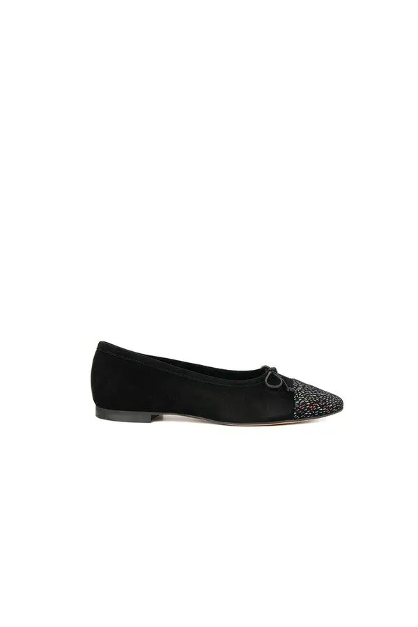 MENINA STEP Amelie Speckle Flats - Natural