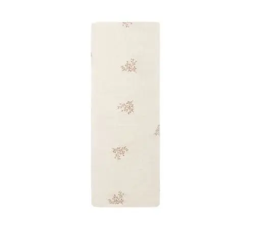 ELY'S & CO. Velour Leaf Pattern Collectionblanket - Ivory/boy