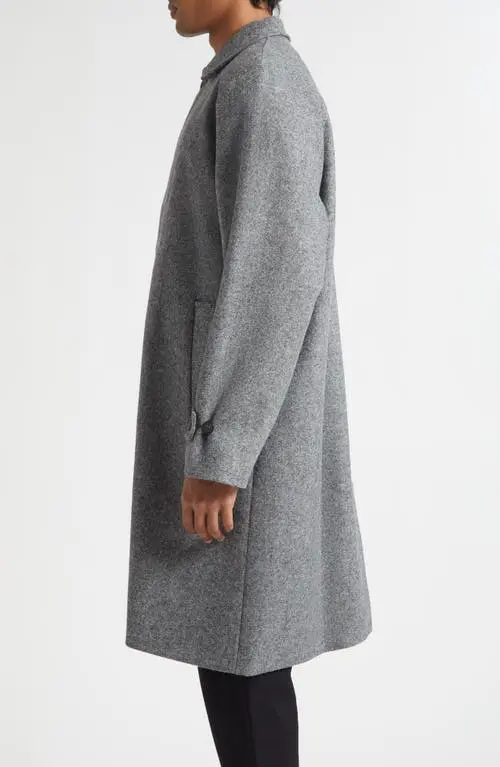 PALMES Heritage Herringbone Wool Coat