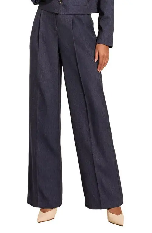 FRIENDS LIKE THESE Pleated Wide Leg Trousers