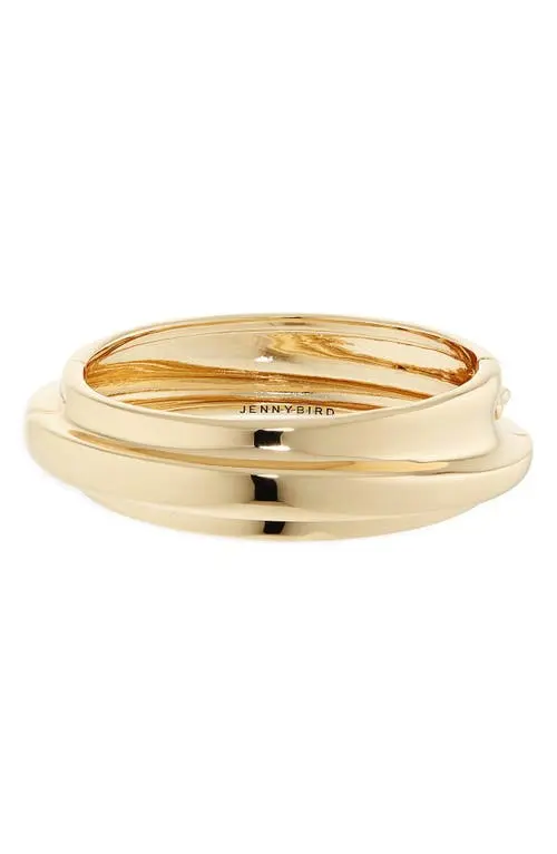 Jenny Bird Lennon Bangle - High Polish Gold