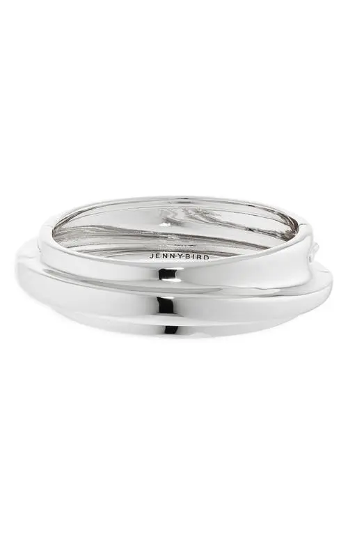 Jenny Bird Lennon Bangle - High Polish Silver