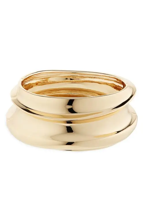 Jenny Bird Lennon Mega Bangle - High Polish Gold