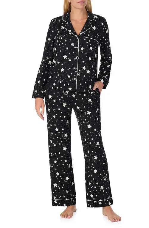 Kate Spade New York Print Pajamas - Black Print
