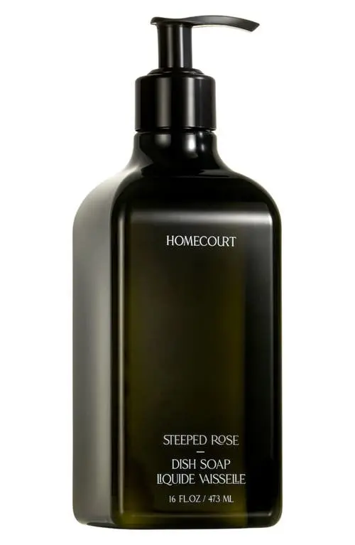 HOMECOURT Steeped Rose Dish Soap - Dark Green