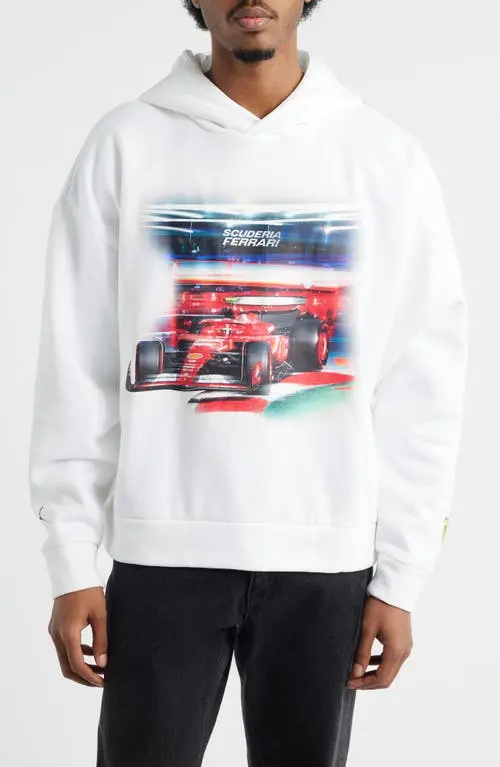 PUMA X Scuderia Ferrari Maranello Pullover Hoodie - Puma White
