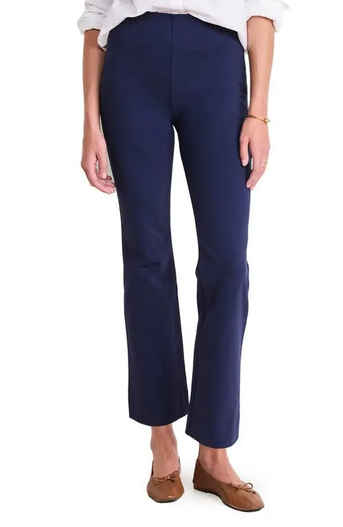 Vineyard Vines Peyton Crop Ponte Pants - Nautical Navy