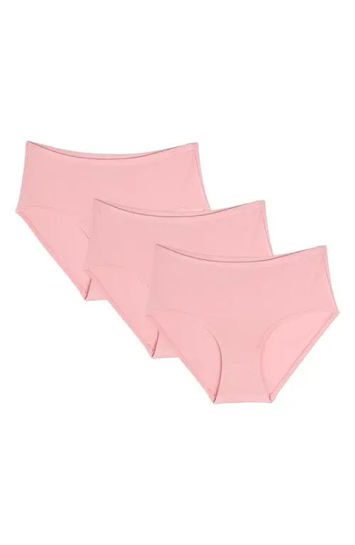 MEMOI Stretch Modal 3-pack Briefs - Blush