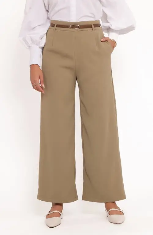 PETAL & PUP Ceres Belted Wide Leg Pants