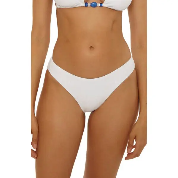 BECCA® By Rebecca Virtue Modern Edge Adela Hipster Bikini Bottoms - White