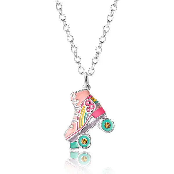 BARBIE Roller Skates 3d Pendant Necklace - Multi