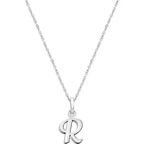 TINY BLESSINGS Sterling Silver Initial Necklace - Silver - R