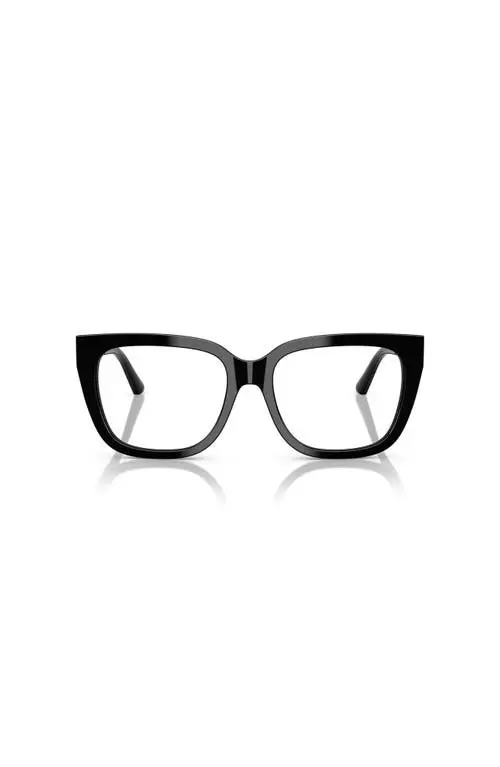 JIMMY CHOO 52mm Square Optical Glasses - Black