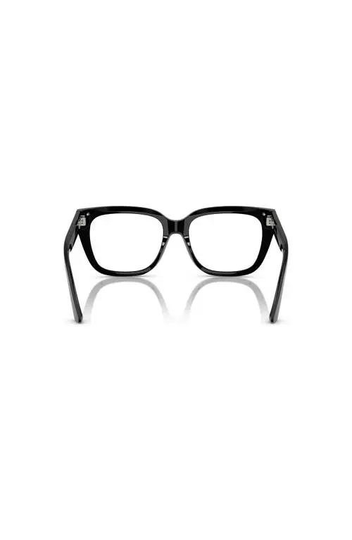 JIMMY CHOO 52mm Square Optical Glasses - Black