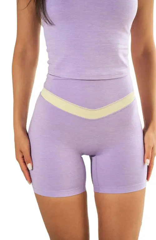 VITALITY Daydream Block Volley Short - Lavender Lemonade
