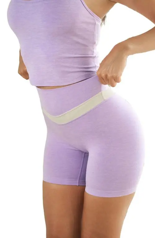 VITALITY Daydream Block Volley Short - Lavender Lemonade