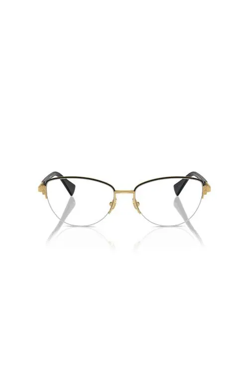 Ralph Lauren 56mm Cat Eye Optical Glasses - Gold/black