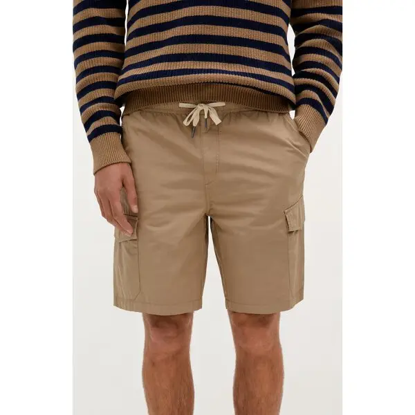 SCALPERS Kendric Cargo Shorts - Camel