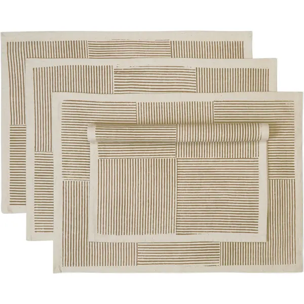 SUSTAINABLE THREADS Fieldline Placematsset Of 4 - Spruce