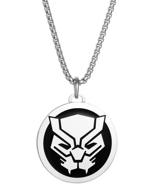 MARVEL Black Panther Stainless Steel Pendant Necklace