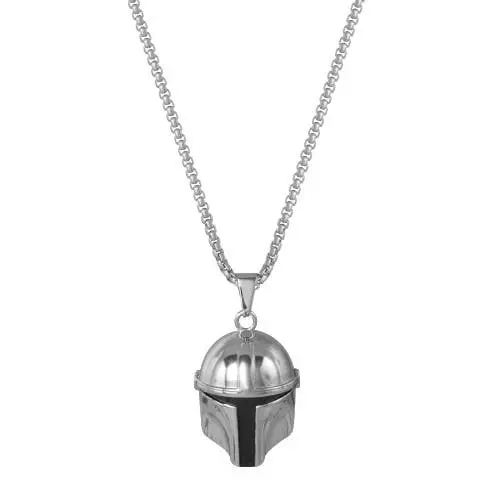 STAR WARS Boba Fett Helmet Pendant Necklace