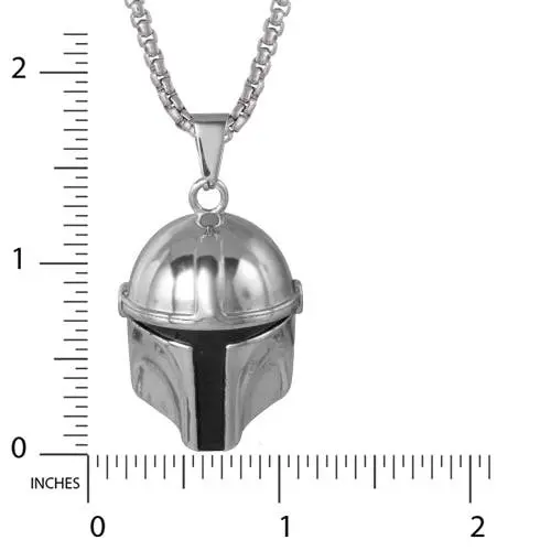STAR WARS Boba Fett Helmet Pendant Necklace