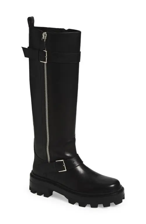 Jeffrey Campbell Sybill Lug Sole Knee High Boots
