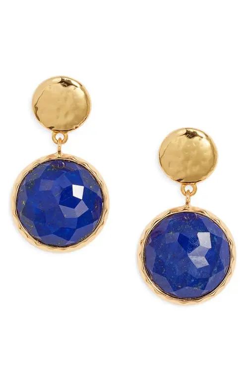 Nest Jewelry Lapis Lazuli Drop Earrings - Blue