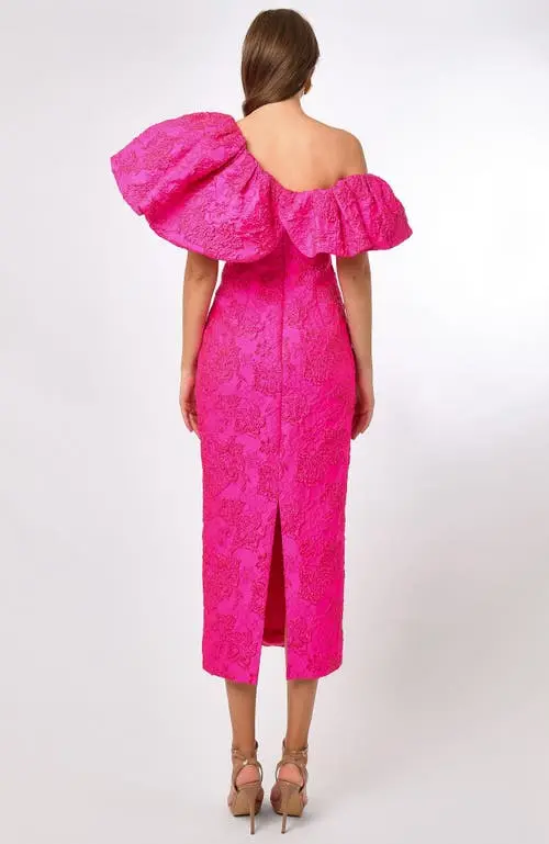 BARIANO Soleil Dramatic Shoulder Column Midi