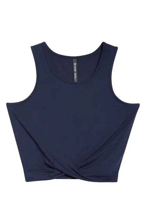 MPG Twist Front Cropped Tank Top