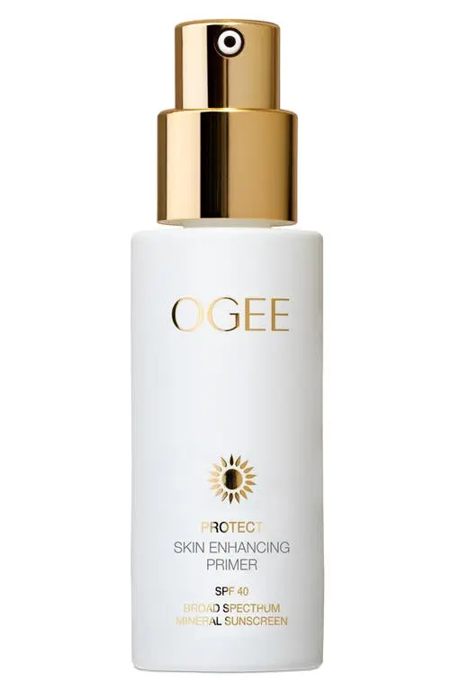 OGEE Skin Enhancing Primer Broad Spectrum Spf 40 Mineral Sunscreen Moisturizer - Pink
