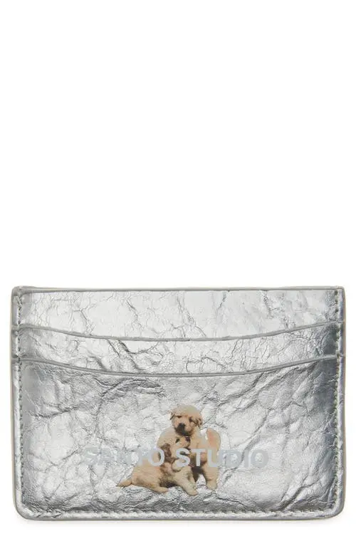 SANTO STUDIO X Elly De La Cruz Card Holder - Silver
