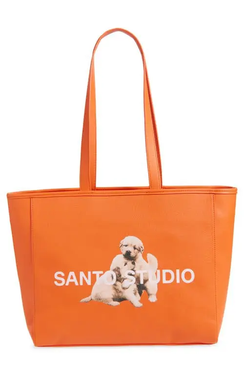 SANTO STUDIO Jett Lawrence Tote - Orange