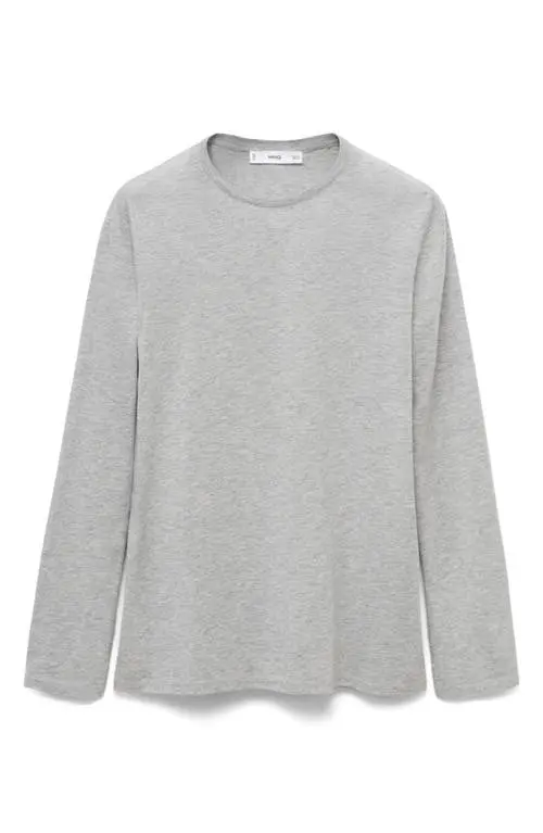 Mango Long Sleeve Lyocell & Cotton Pajama T-shirt