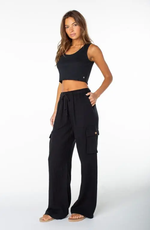 Roxy Precious Cargo Drawstring Pants - Anthracite