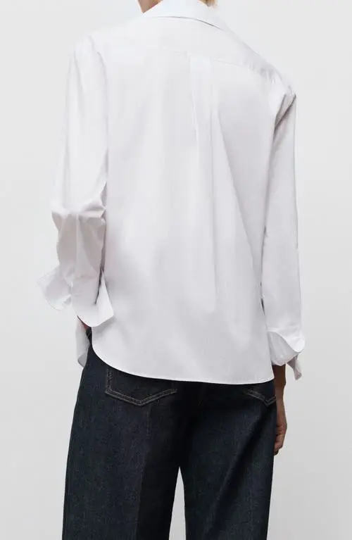 Mango Button-down Woven Shirt