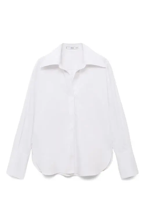Mango Button-down Woven Shirt