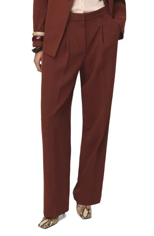 Mango Modal Blend Straight-leg Trousers