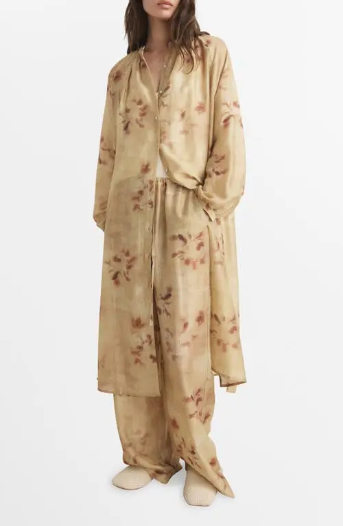 Mango Leaf Print Caftan