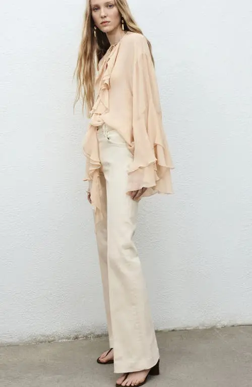 Mango Flared Leg Jeans